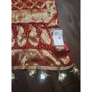 Sarees | Nwt Basuree Bandhani Silk Saree Traditional Indian Garmet ...